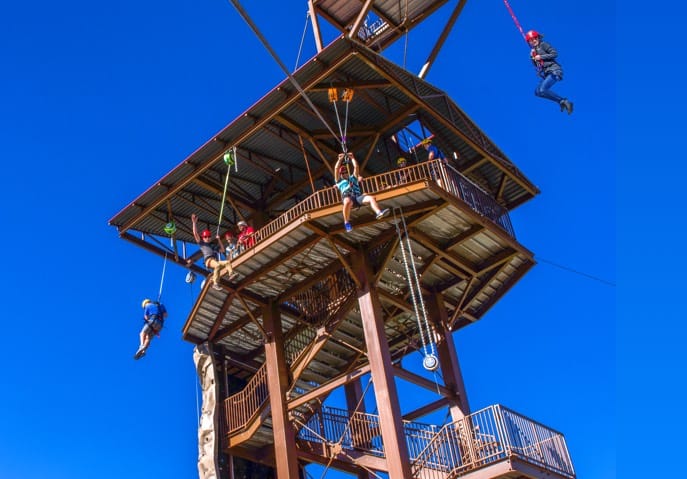 Castle Rock Adventure Tower: Rock Climbing & More | The EDGE